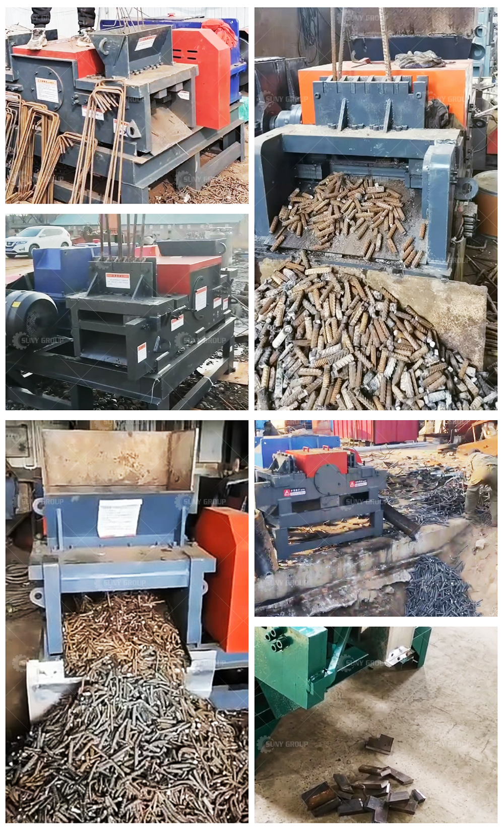 Steel Bar cutting shredder-SUNY GROUP